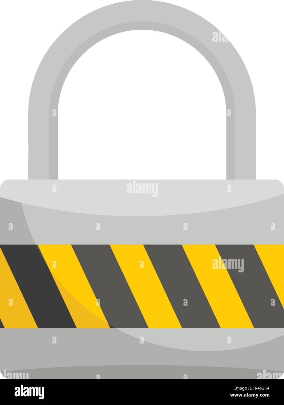 Big lock icon. Flat illustration of big lock vector icon for web ...