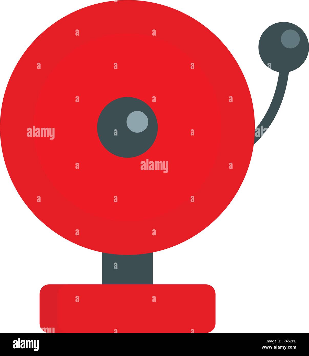 Ring sirena icon. Flat illustration of ring sirena vector icon for web ...