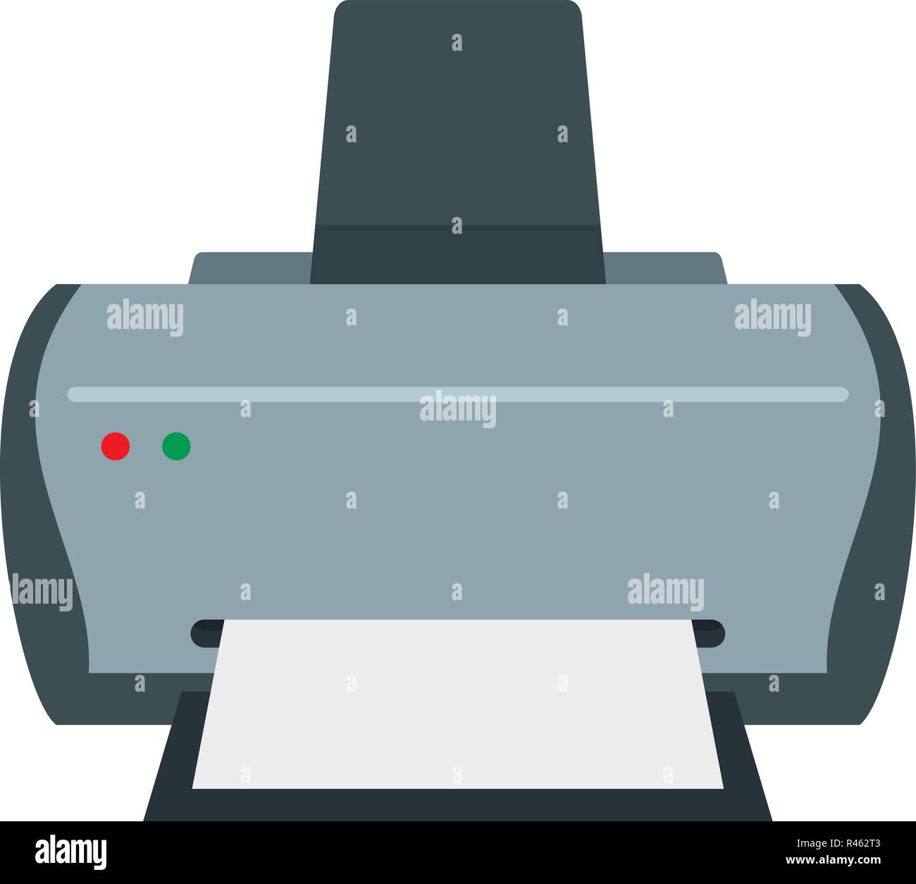 Simple printer icon. Flat illustration of simple printer vector icon ...