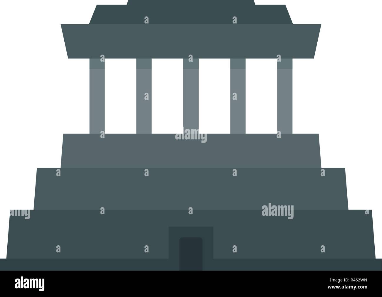 Asia temple icon. Flat illustration of asia temple vector icon for web ...