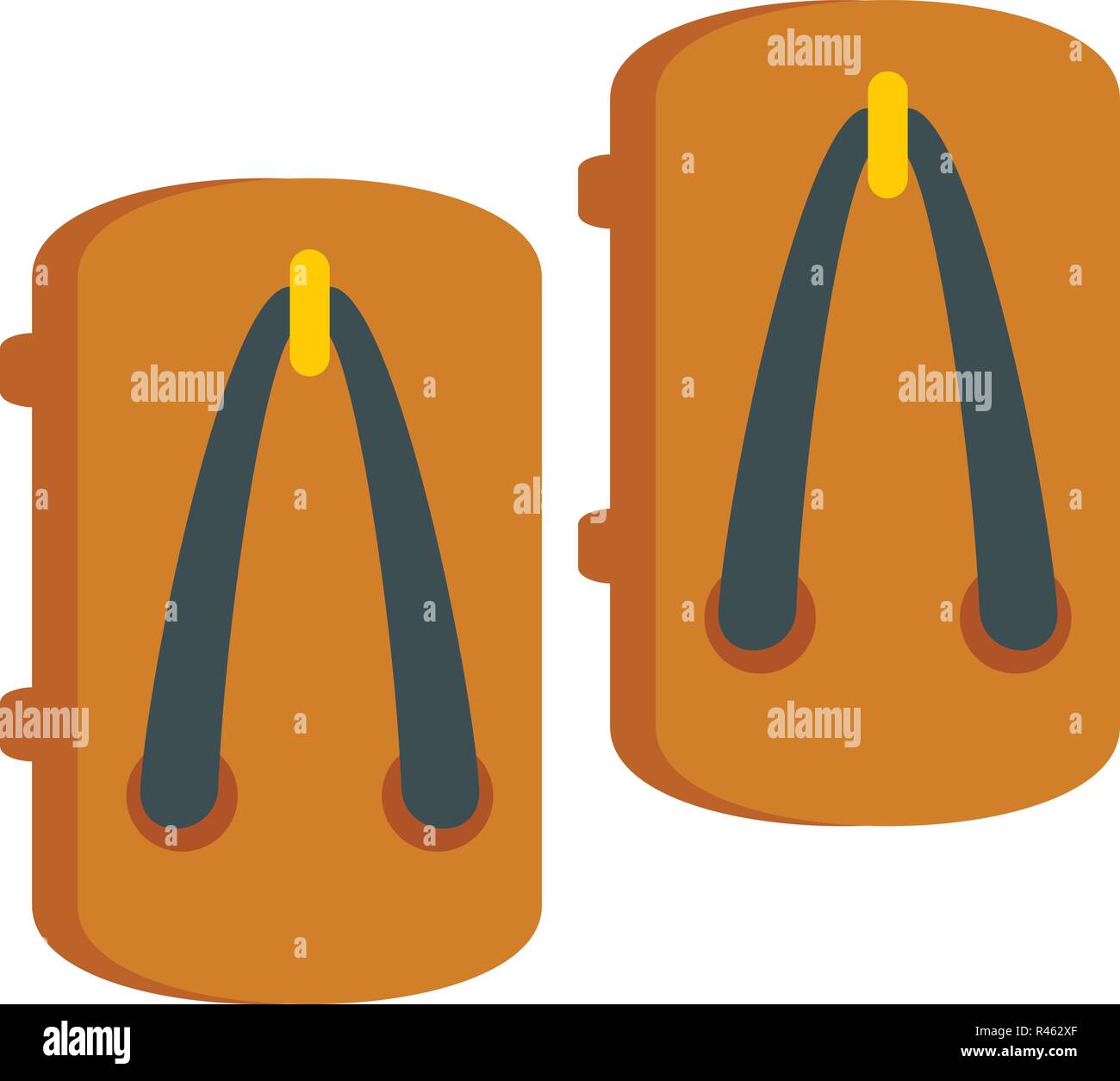 Souvenir traditional slippers Stock Vector Images - Alamy