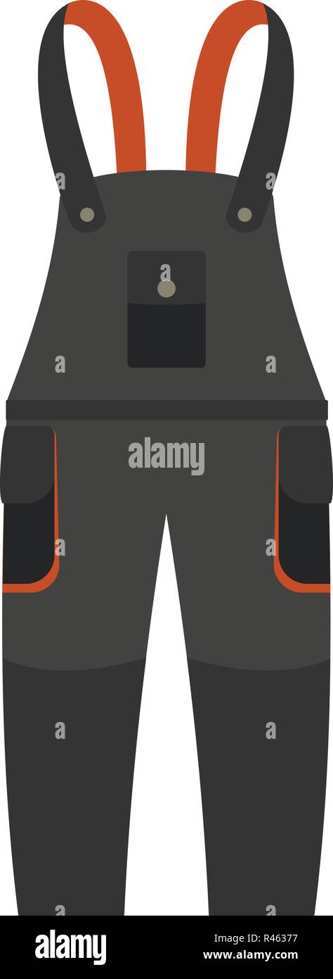 Work pants icon. Flat illustration of work pants vector icon for web ...