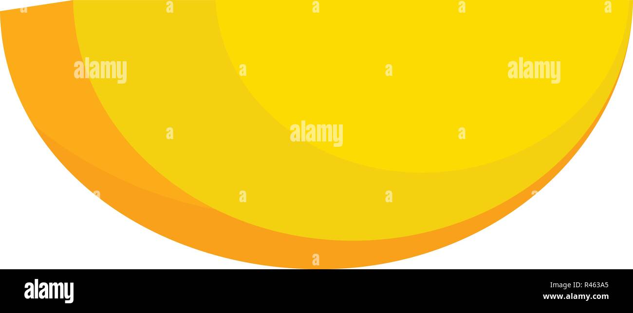 Half of mango icon. Flat illustration of half of mango vector icon for ...