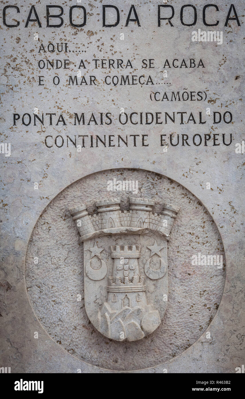 Cabo da Roca Stock Photo - Alamy
