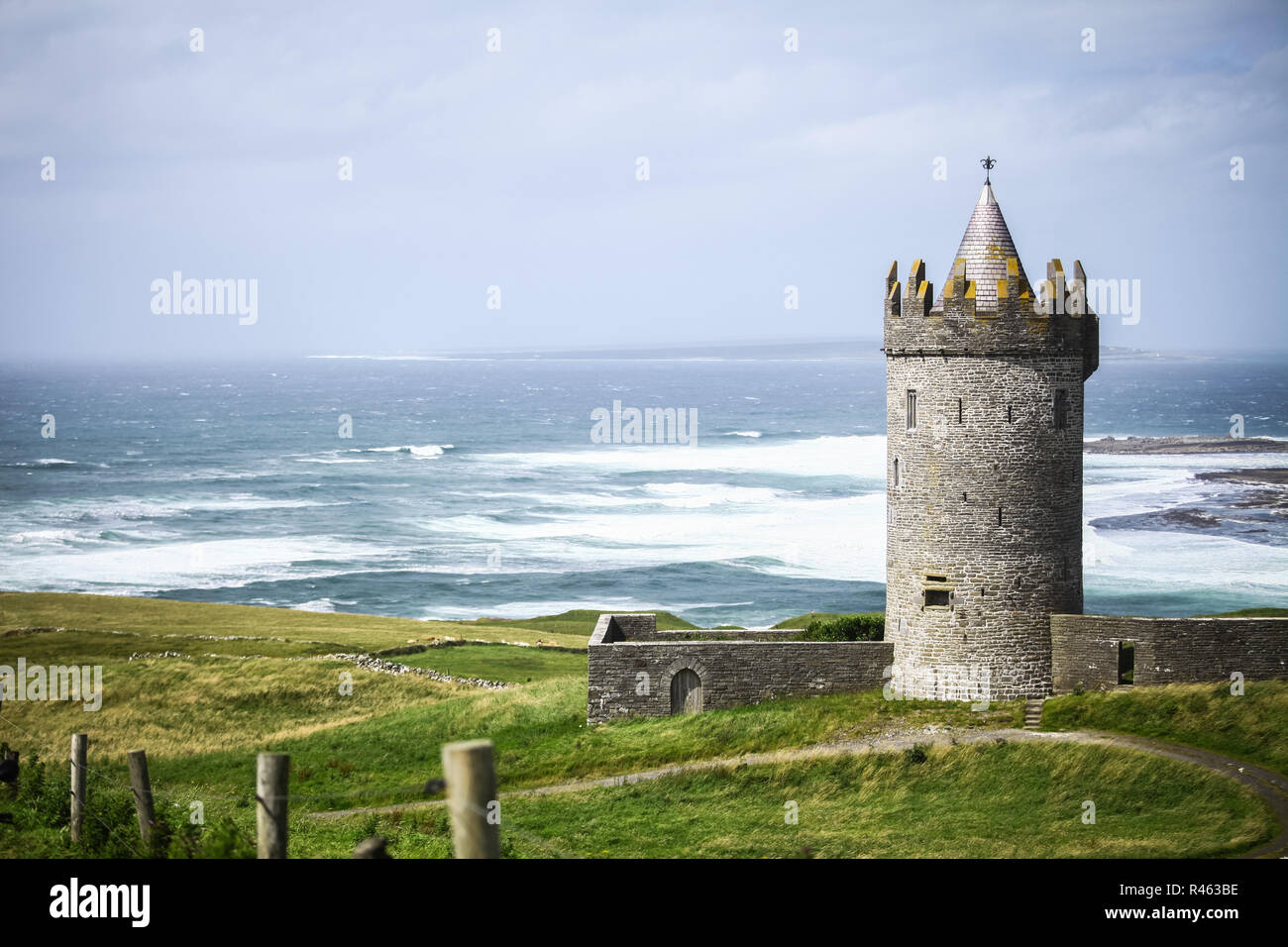 Doonagore Castle in Ireland Stock Photo - Alamy