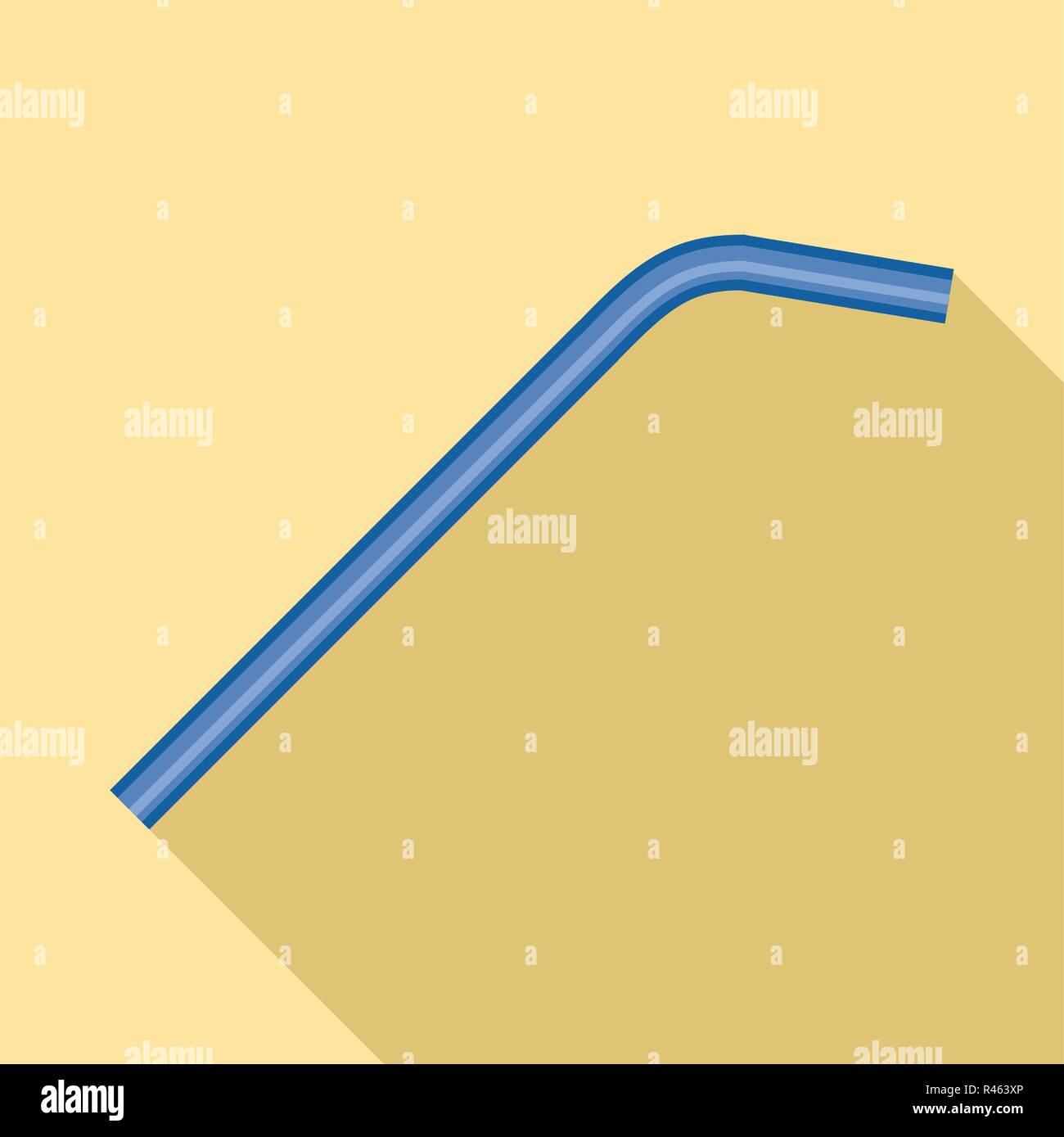 Drink straw icon. Flat illustration of drink straw vector icon for web ...