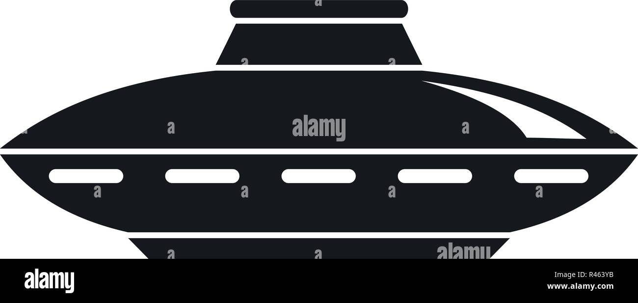 Alien ship icon. Simple illustration of alien ship vector icon for web ...