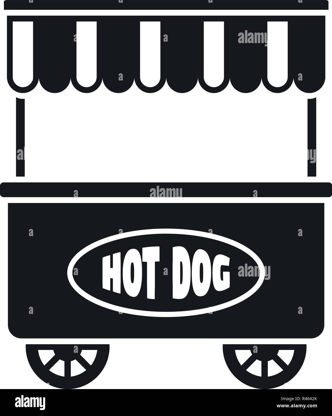 Hot Dog Cart Icon