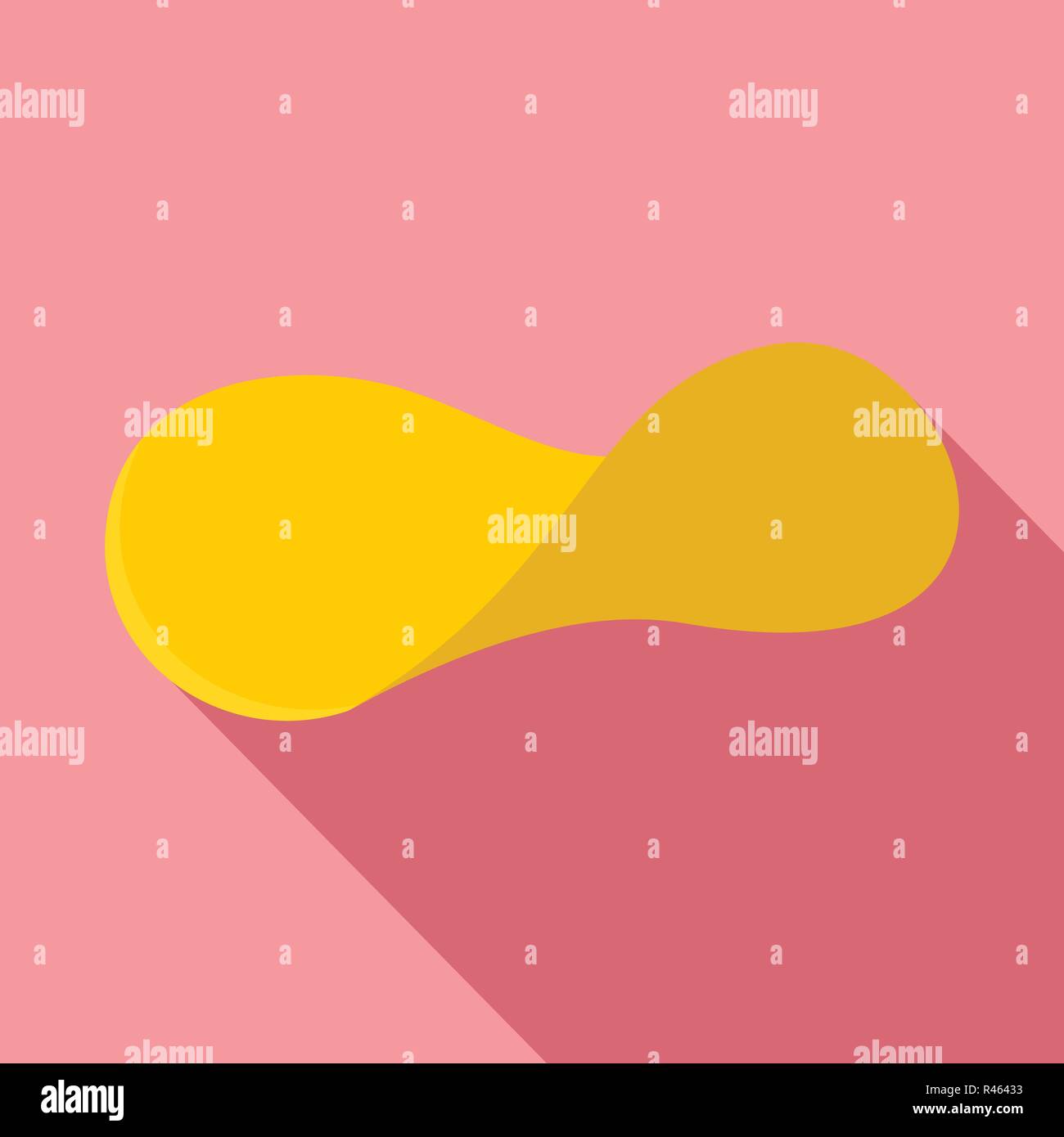 Chips icon. Flat illustration of chips vector icon for web design Stock ...