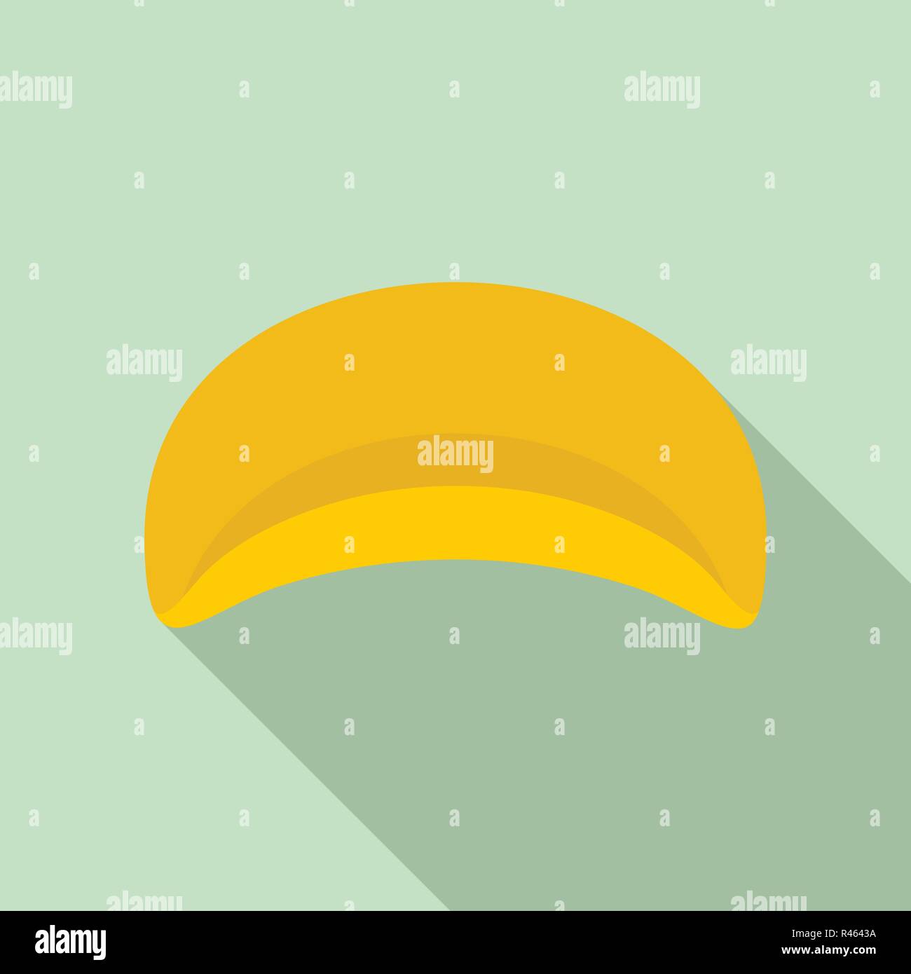 Potato chips icon. Flat illustration of potato chips vector icon for ...