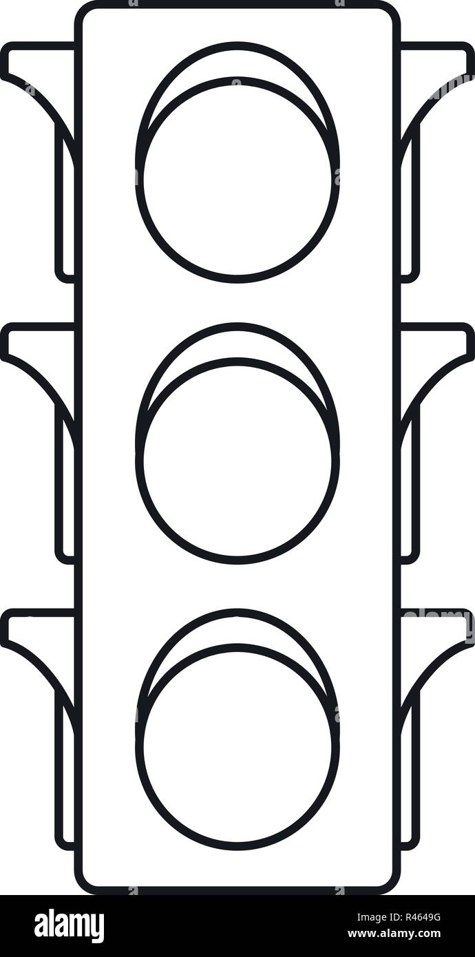 Traffic Light Outline at Toby Victor blog