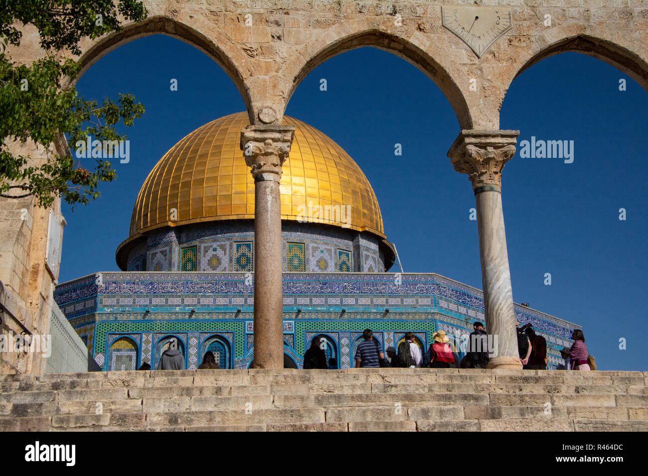 A view of the Dome of the Rock Stock Photo - Alamy