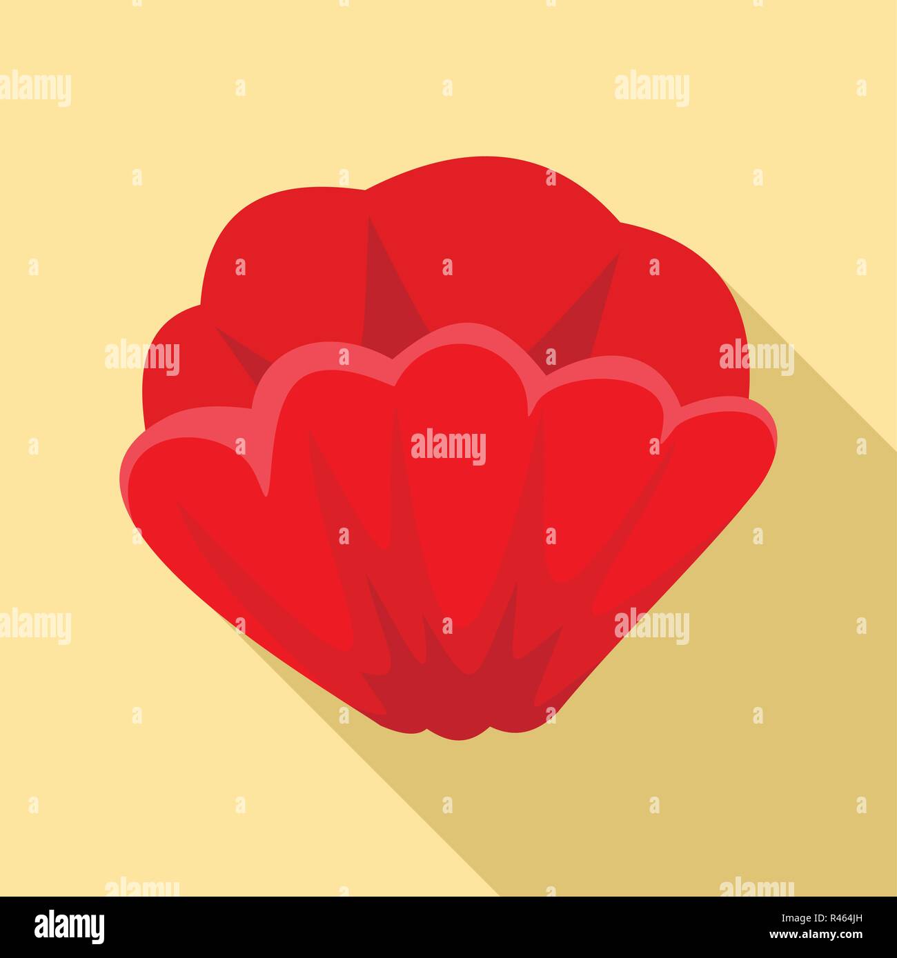 Poppy flower icon. Flat illustration of poppy flower vector icon for ...