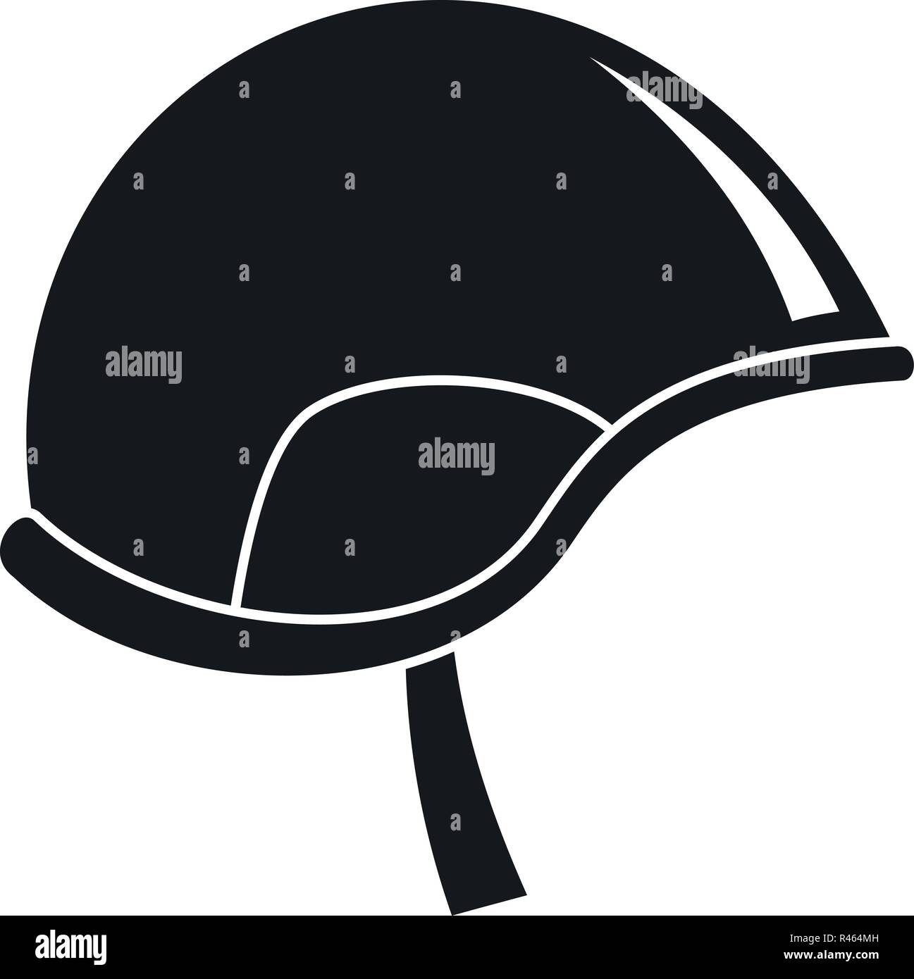 Army helmet icon. Simple illustration of army helmet vector icon for ...