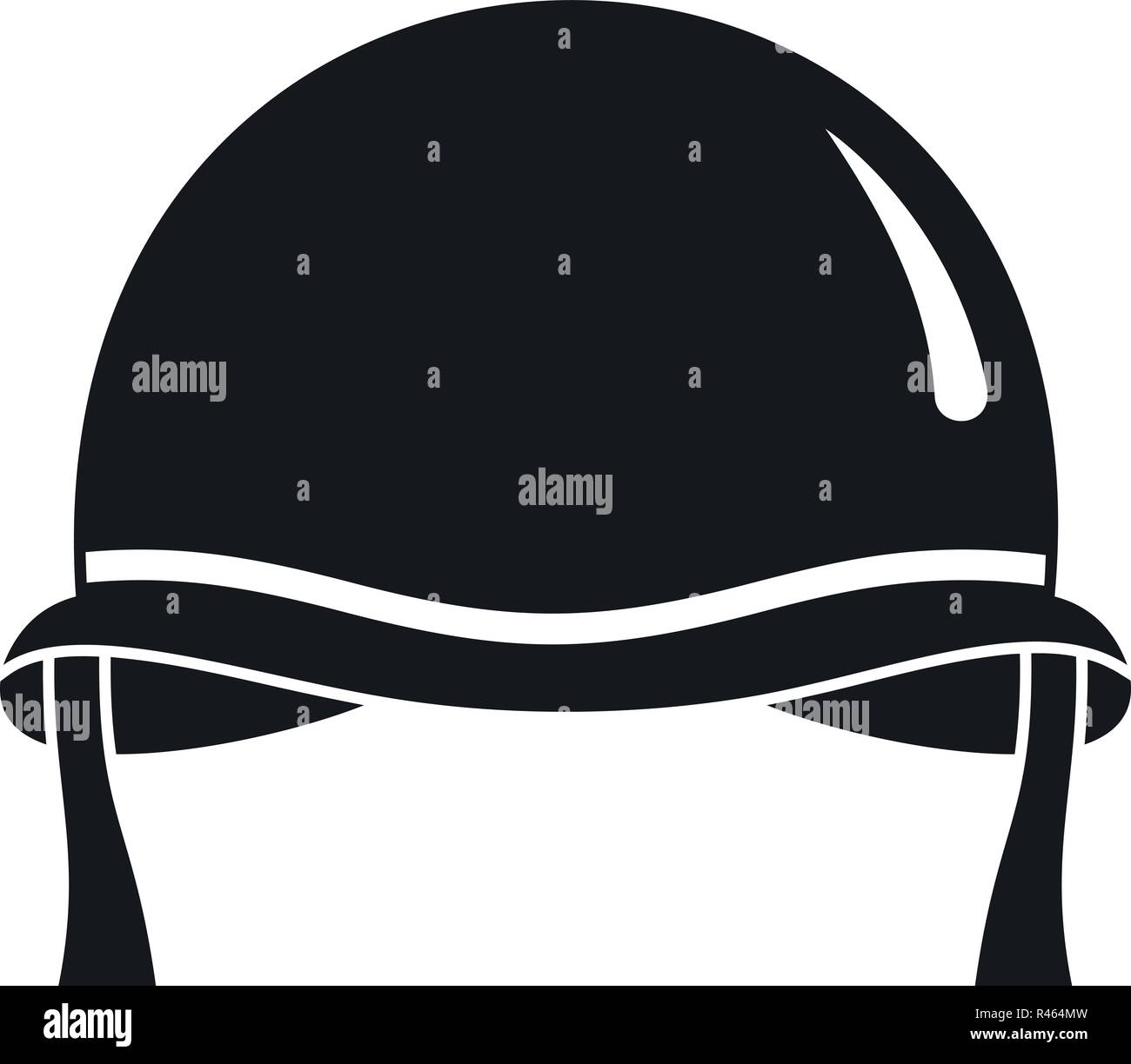 Combat helmet icon. Simple illustration of combat helmet vector icon ...