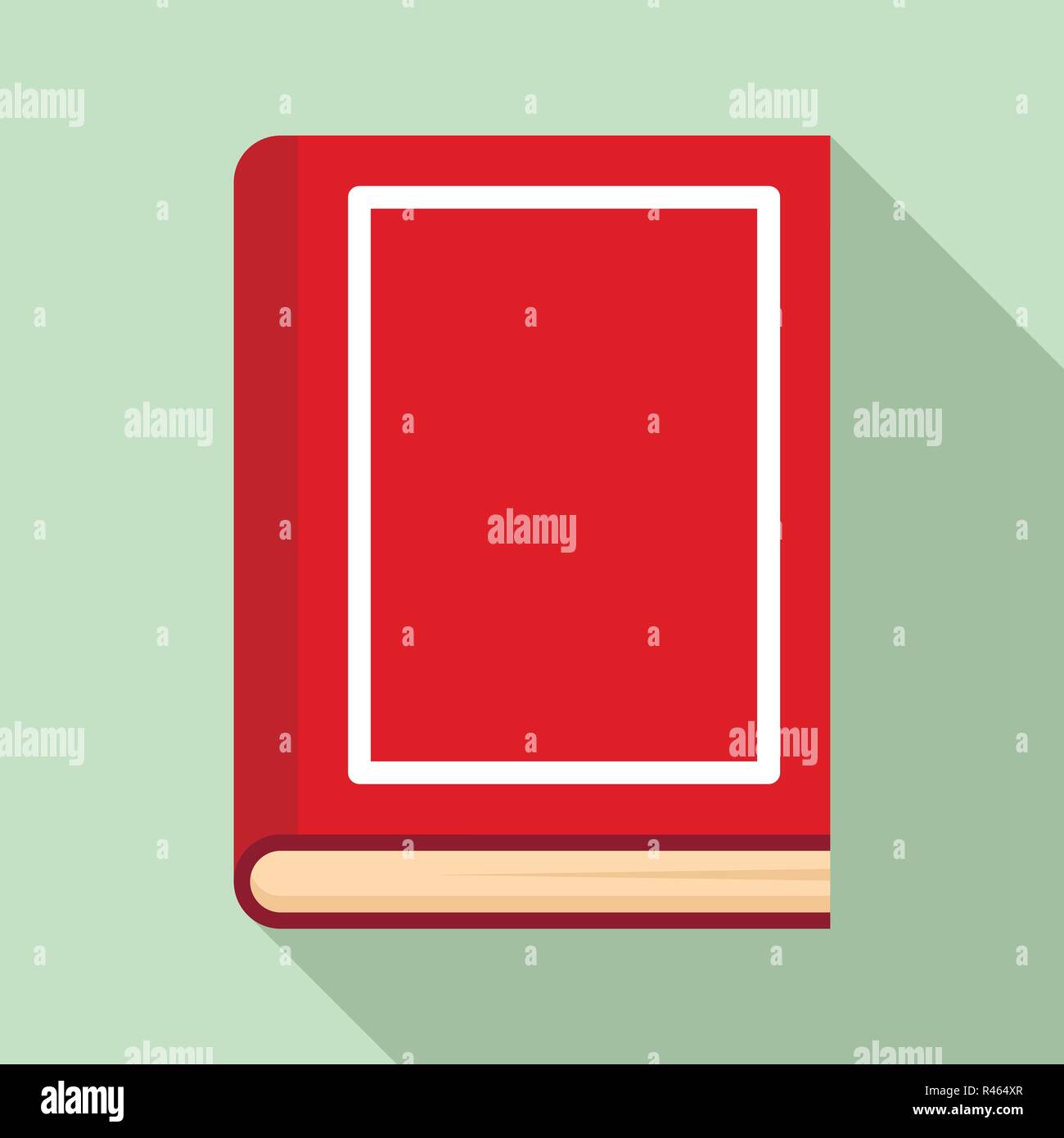 School book icon. Flat illustration of school book vector icon for web ...