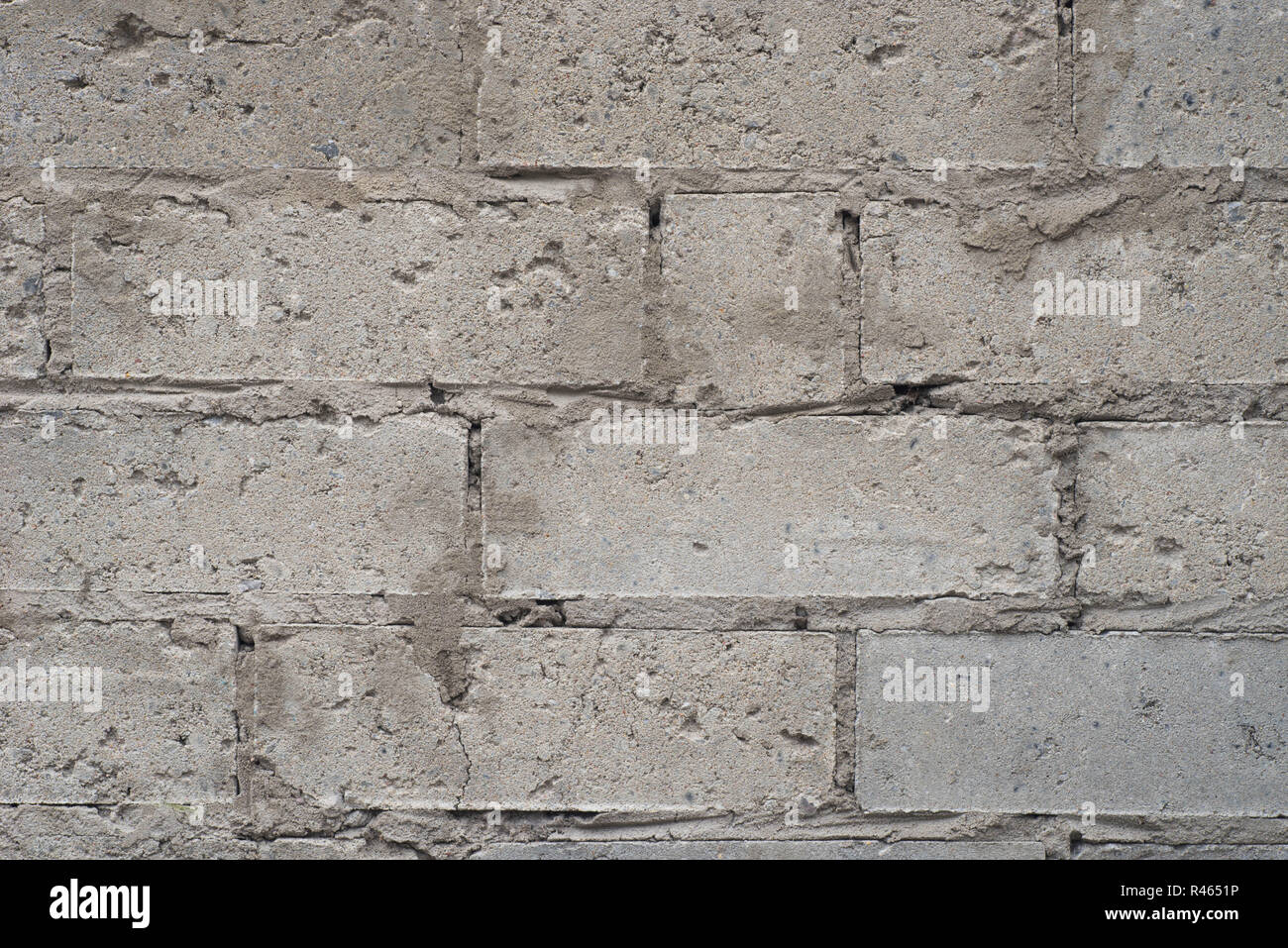old bad gray brick wall texture Stock Photo - Alamy