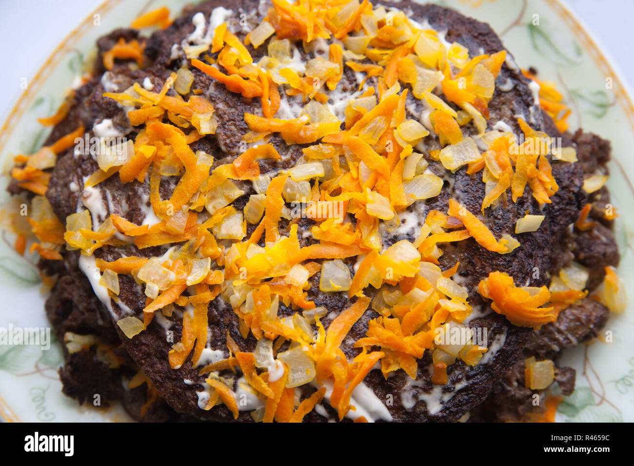 Poultry liver pie hi-res stock photography and images - Alamy