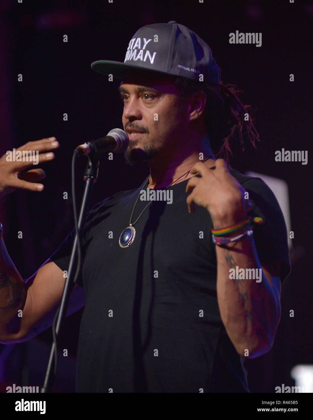 performs on stage during the STAY HUMAN TOUR at Revolution Live on ...