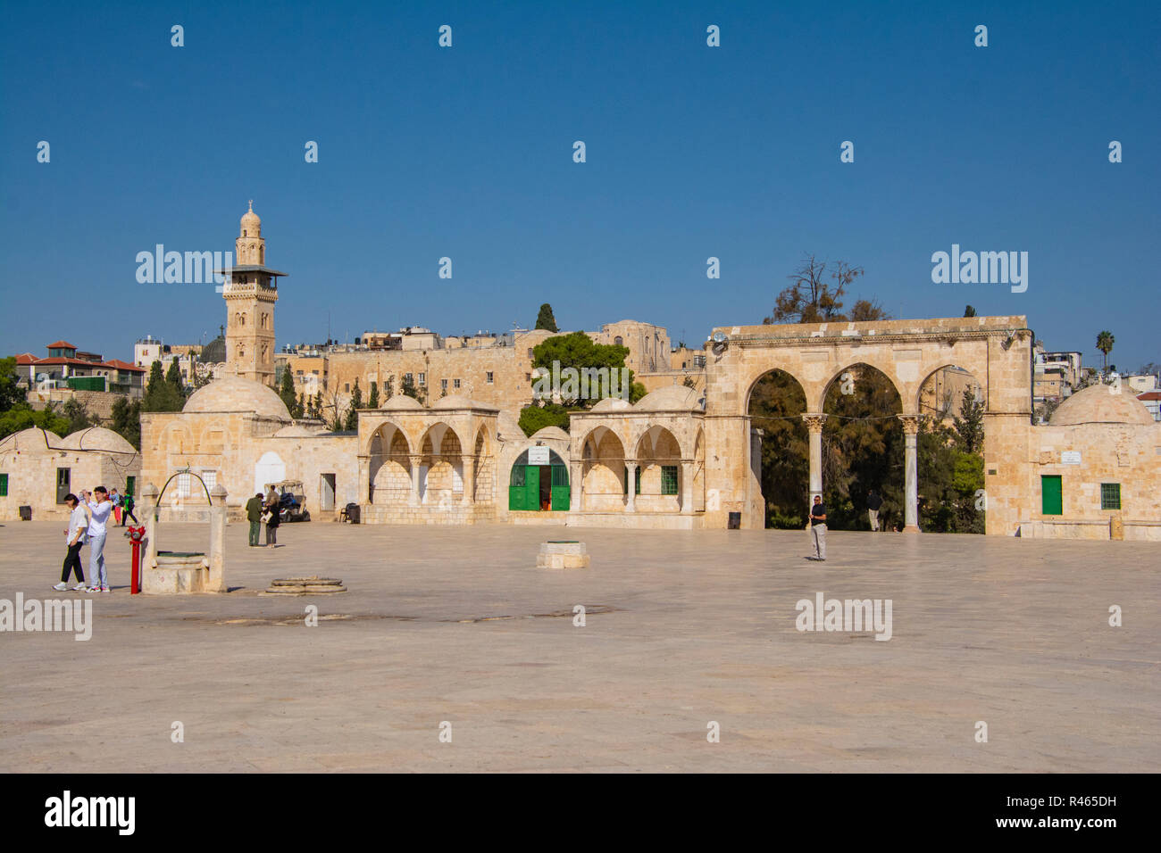 Structures on the Temple Mount Stock Photo - Alamy