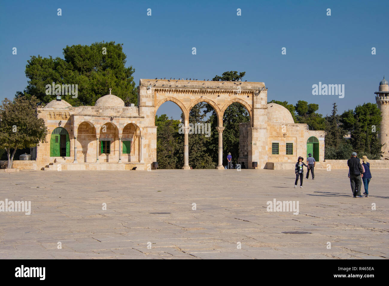 Structures on the Temple Mount Stock Photo - Alamy
