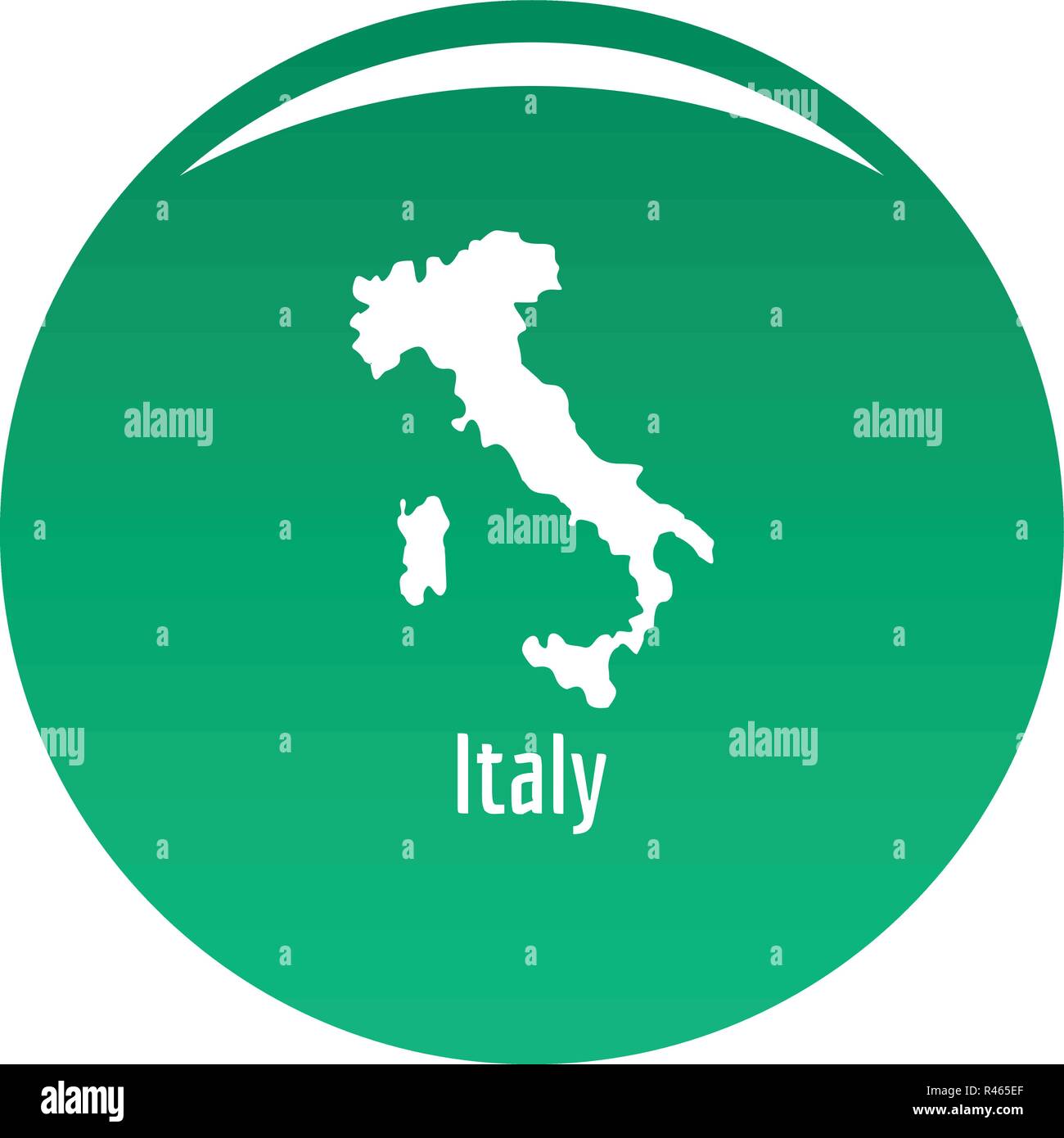 Italy map in black. Simple illustration of Italy map vector isolated on ...