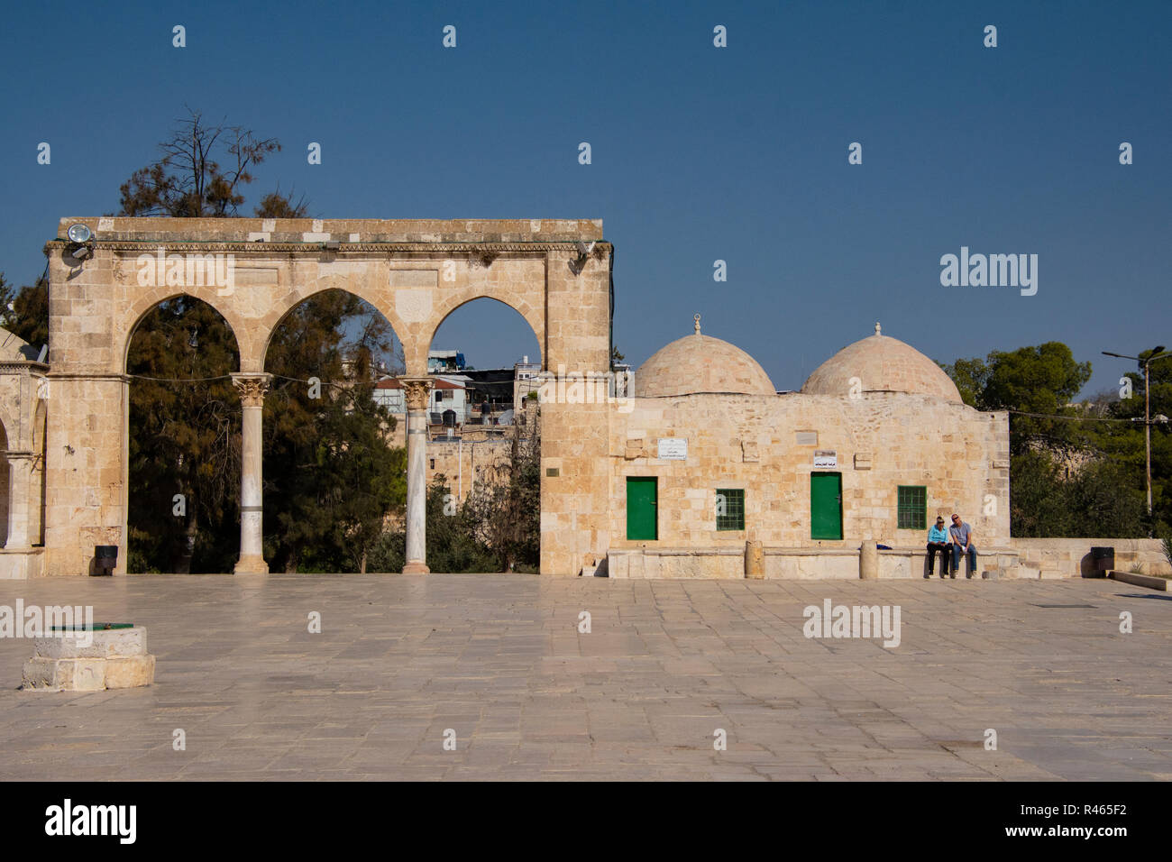 Structures on the Temple Mount Stock Photo - Alamy
