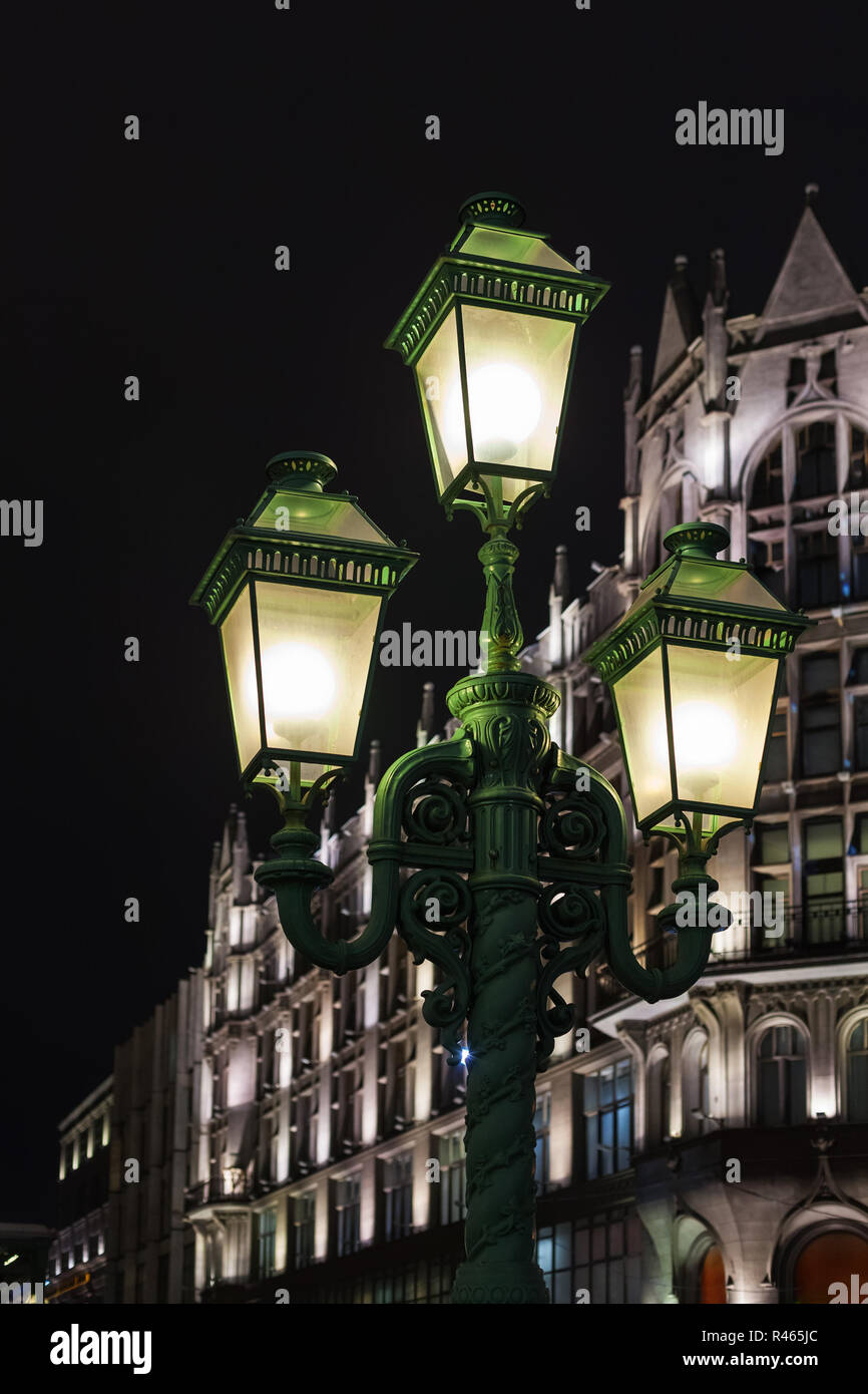 Street lamps on Petrovka street in Moscow Stock Photo - Alamy