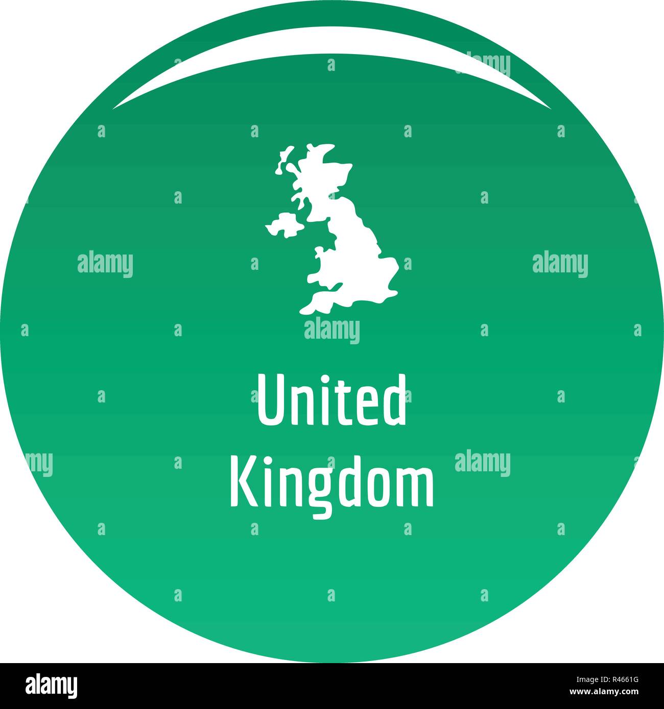 United Kingdom map in black. Simple illustration of United Kingdom map ...