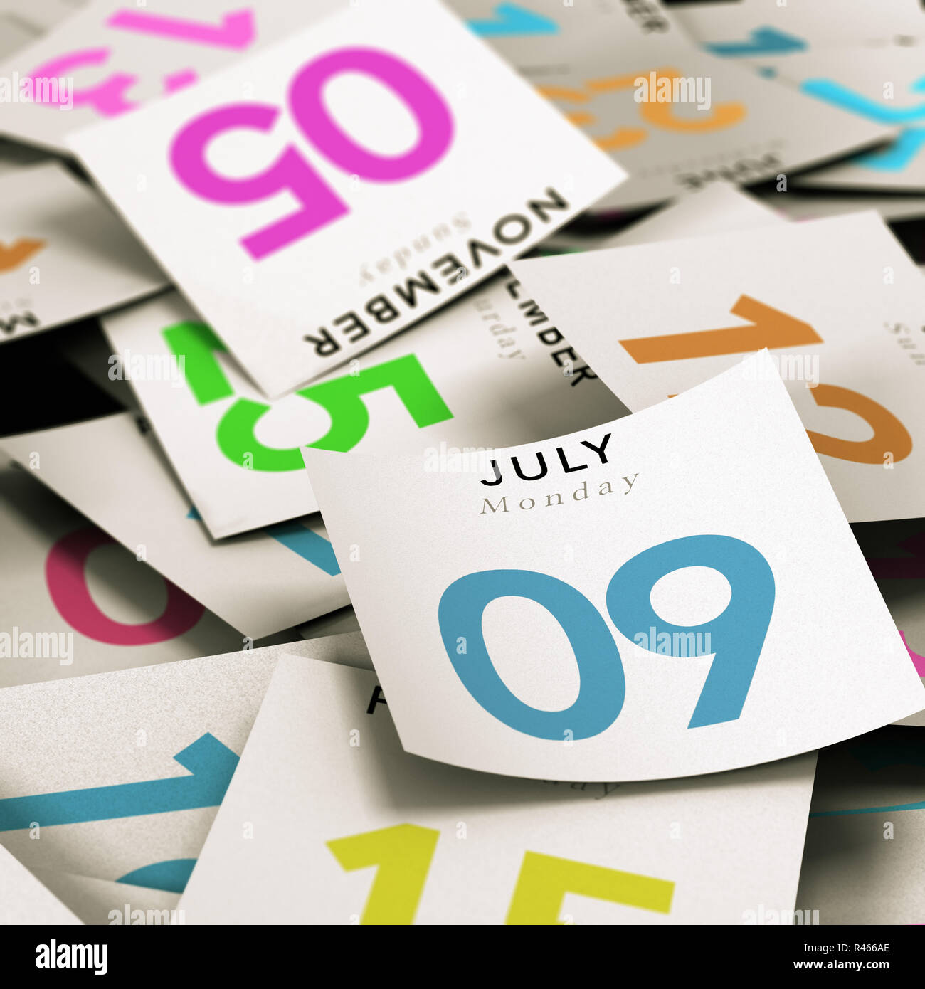 Time concept calendar passing days hi-res stock photography and images ...