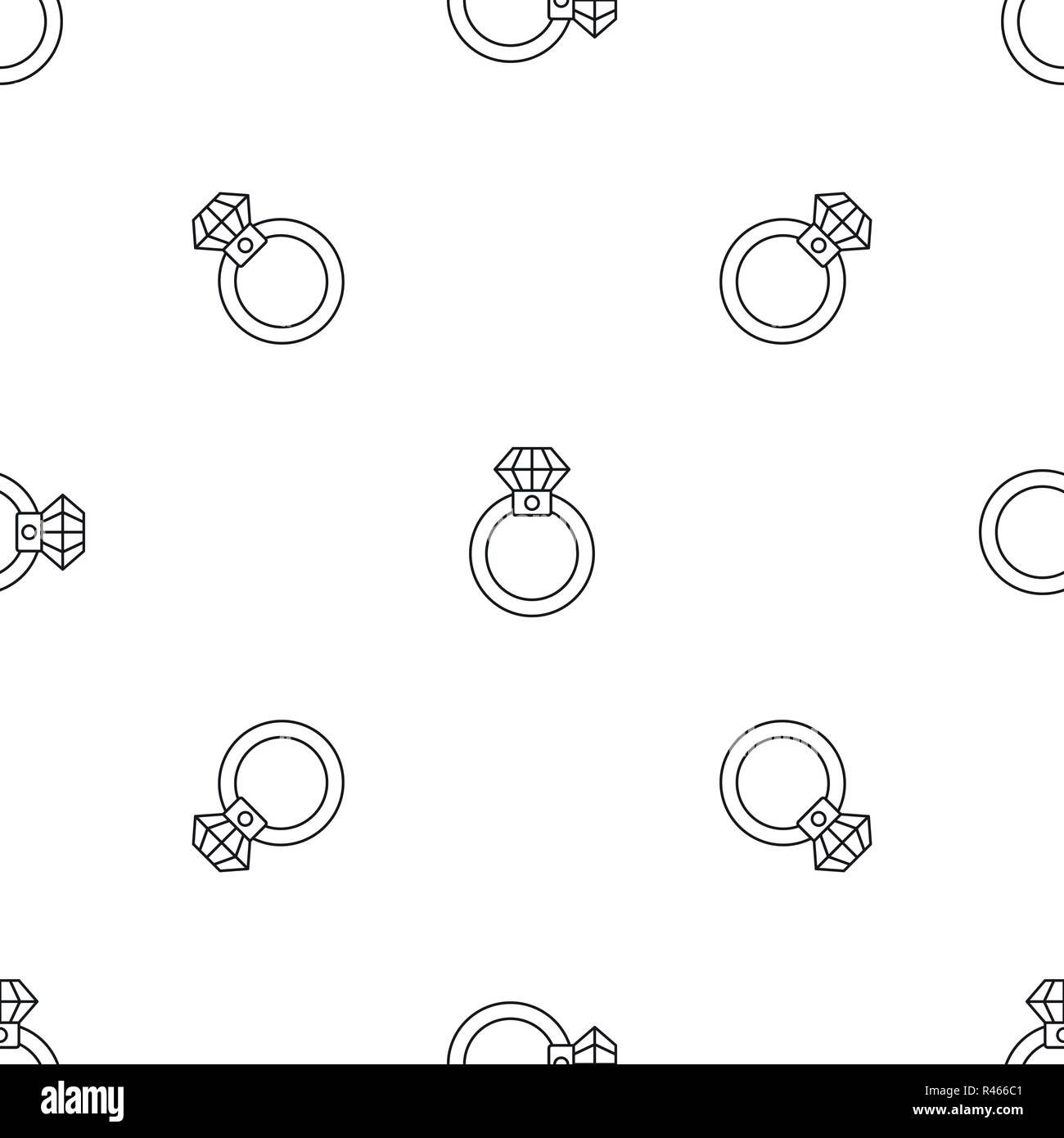 Diamond ring pattern seamless vector repeat geometric for any web ...
