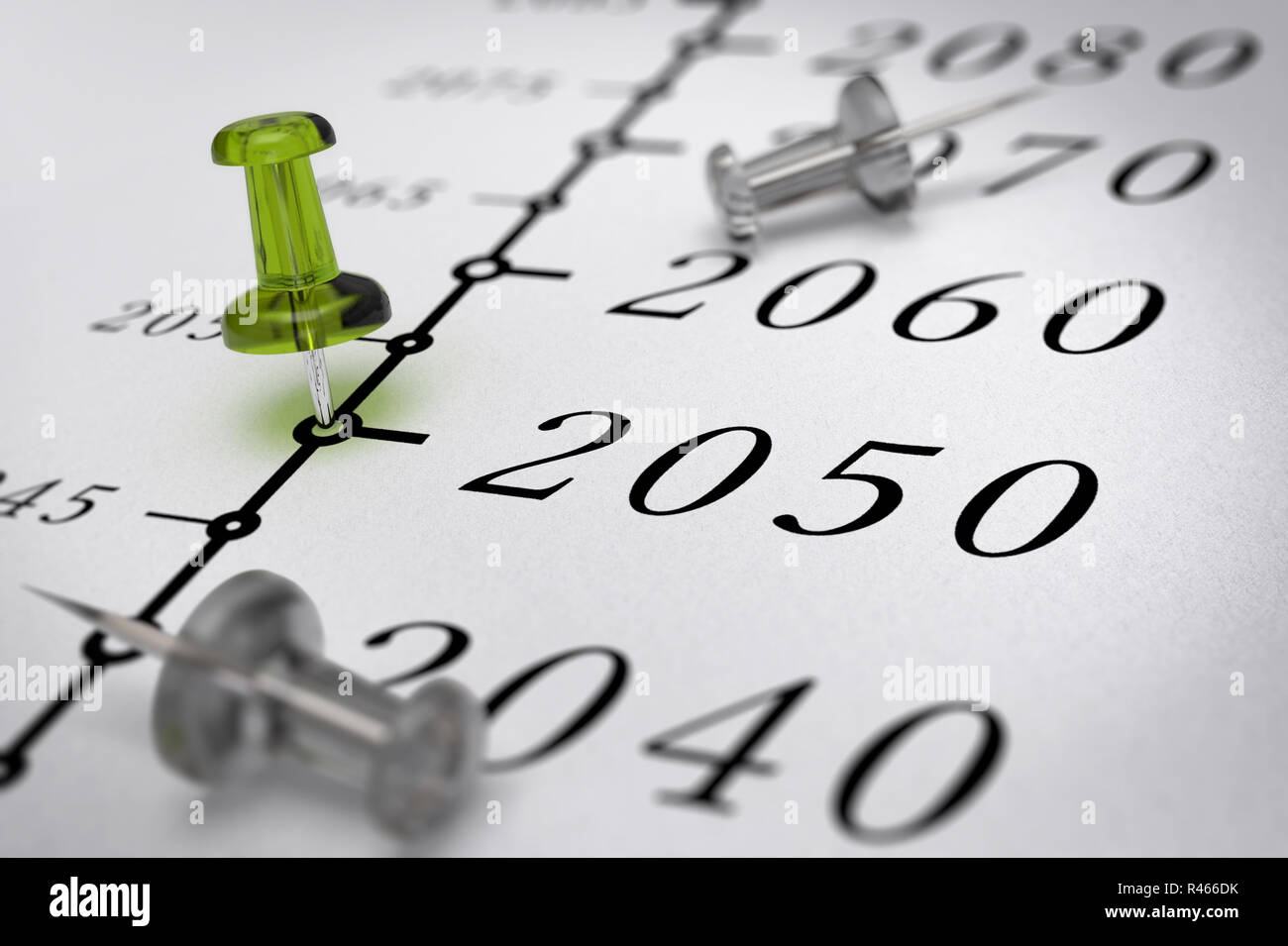 21st Century Timeline, year 2050 Stock Photo - Alamy