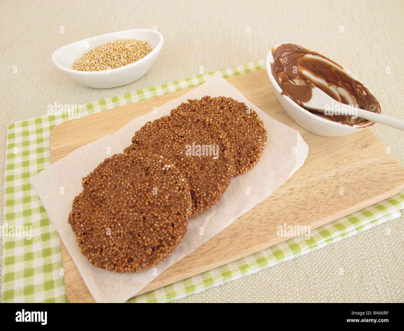 homemade chocolate cakes with amaranth Stock Photo - Alamy