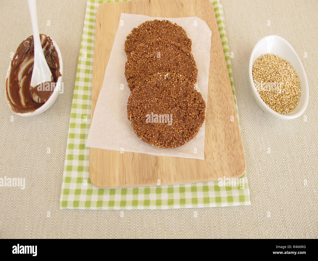 homemade chocolate cakes with amaranth Stock Photo - Alamy