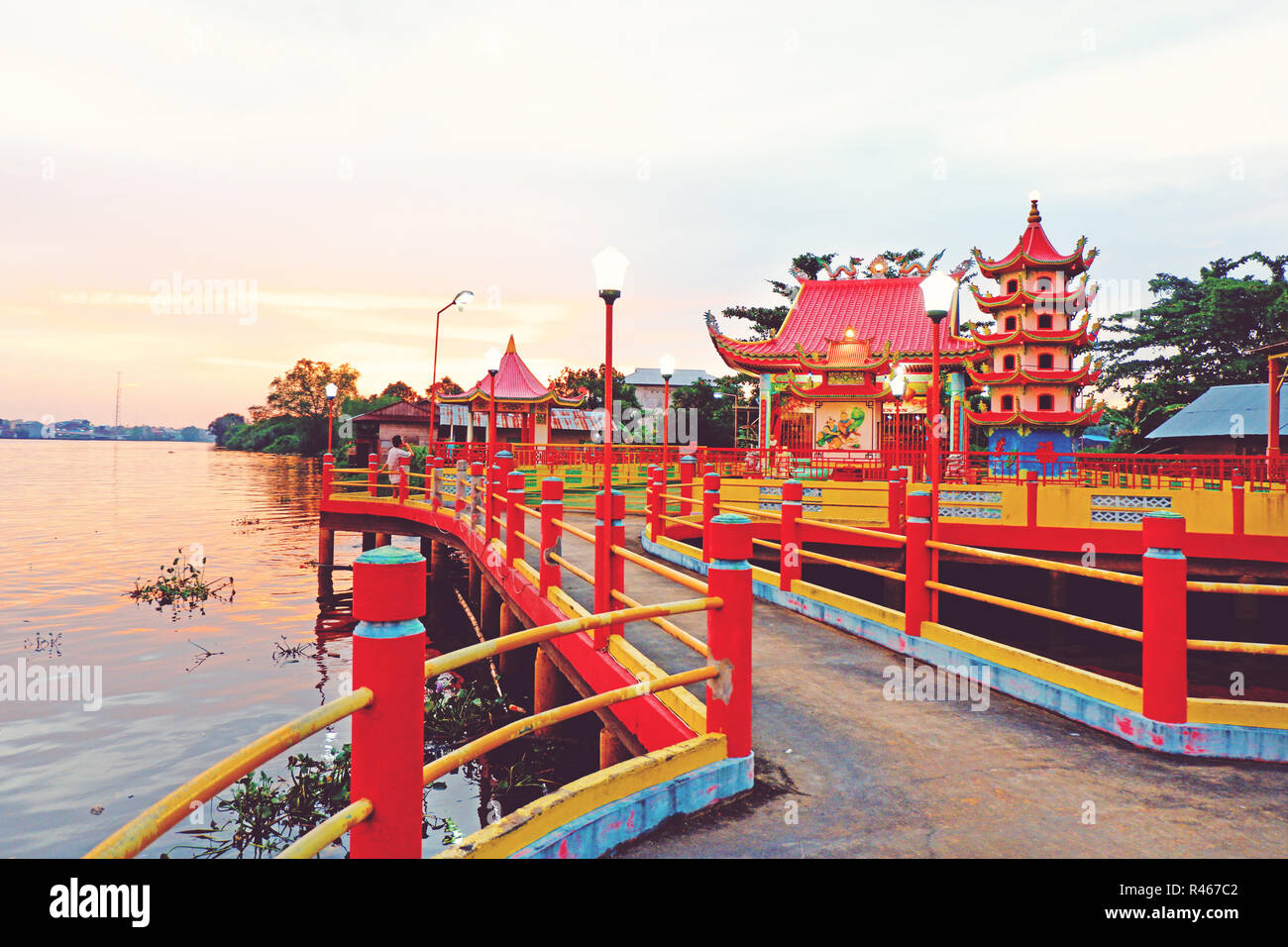 chinese temple in sambas regency, west kalimantan, indonesia Stock ...