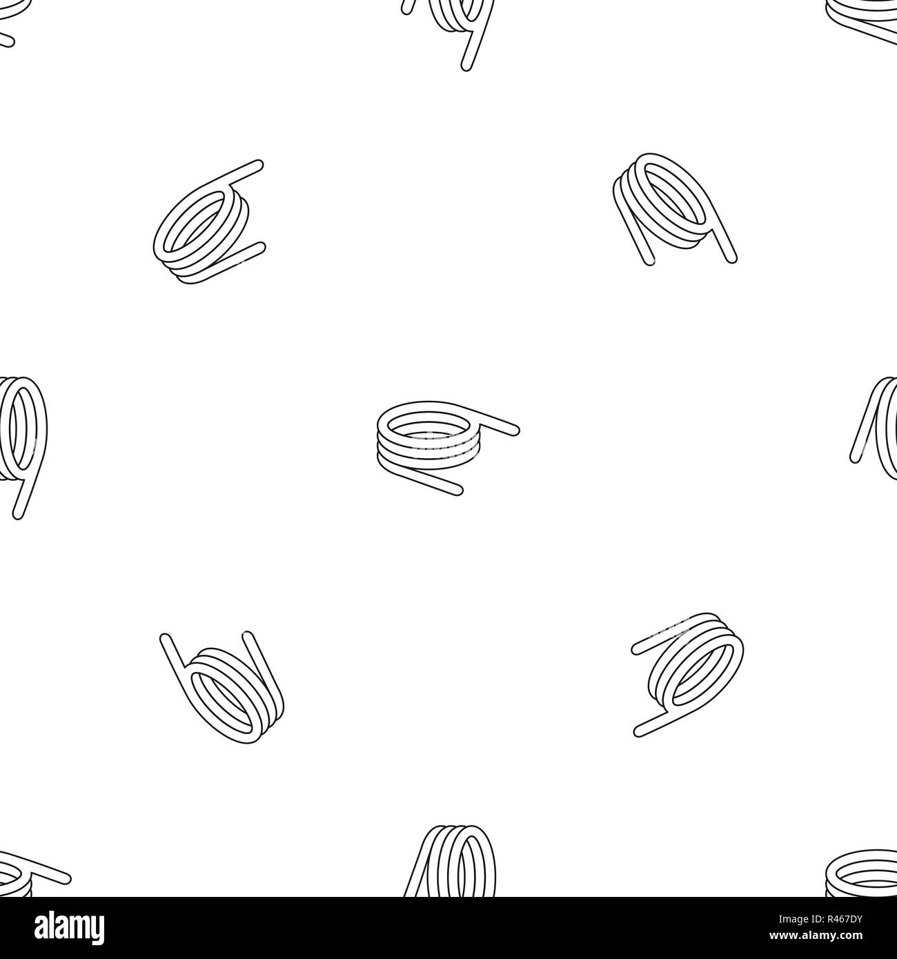Spiral spring pattern seamless vector repeat geometric for any web ...