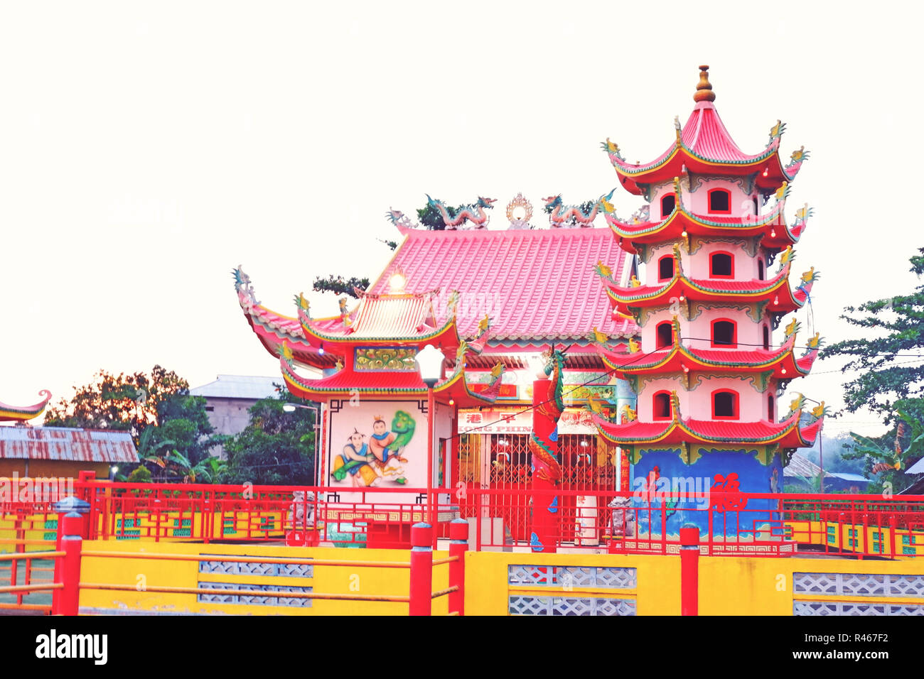 chinese temple in sambas regency, west kalimantan, indonesia Stock ...
