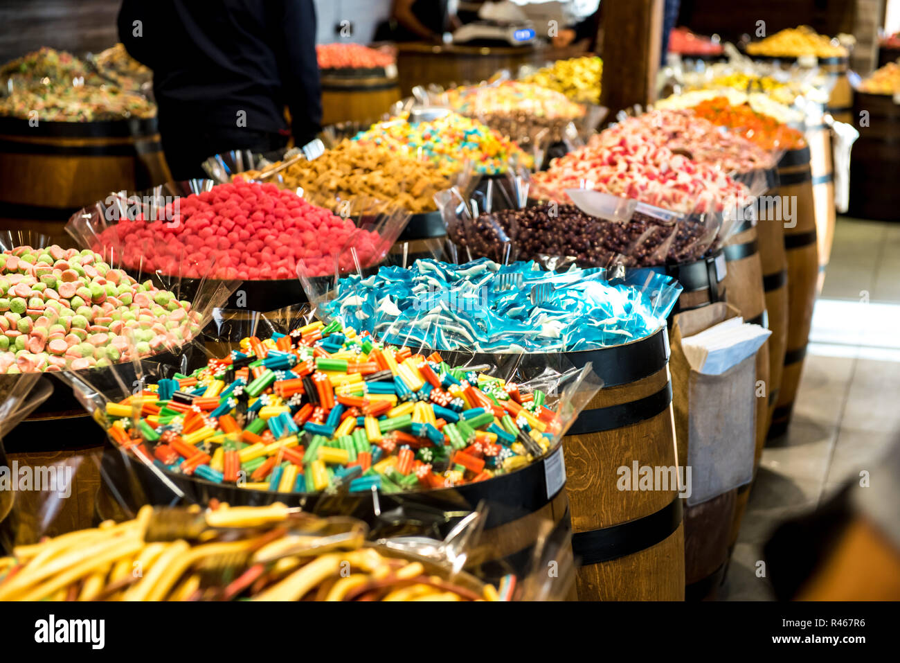 candy drops sweets in a candy store Stock Photo - Alamy
