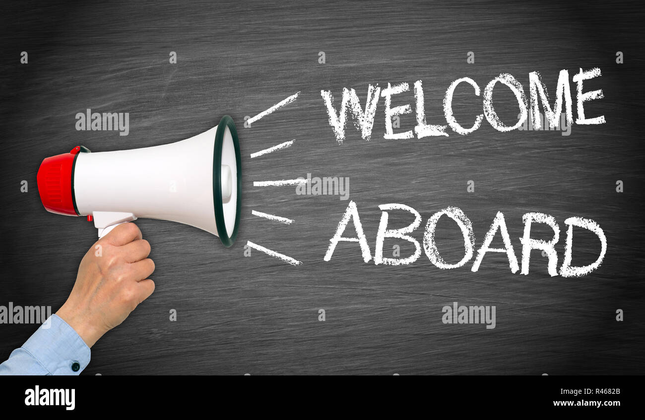 Welcome aboard hi-res stock photography and images - Alamy Welcome aboard hi-res stock photography and images - Alamy