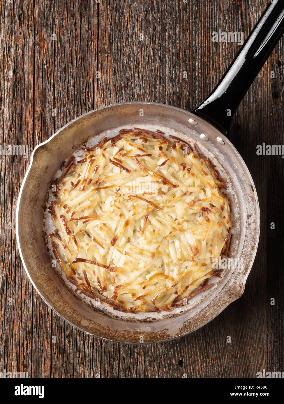 rustic swiss potato rosti Stock Photo - Alamy