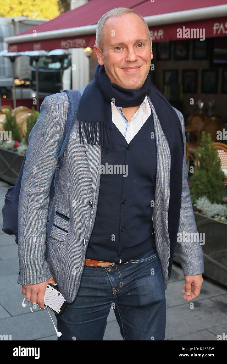 Judge Rinder leaves Global Radio studios after attending an interview ...