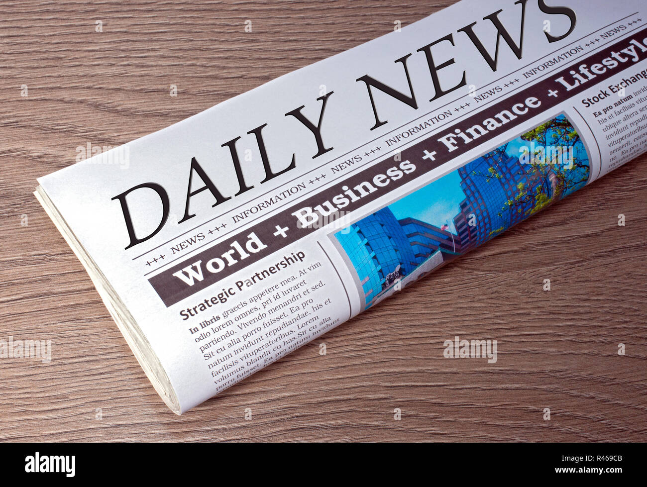 Newspaper - Daily News Stock Photo - Alamy
