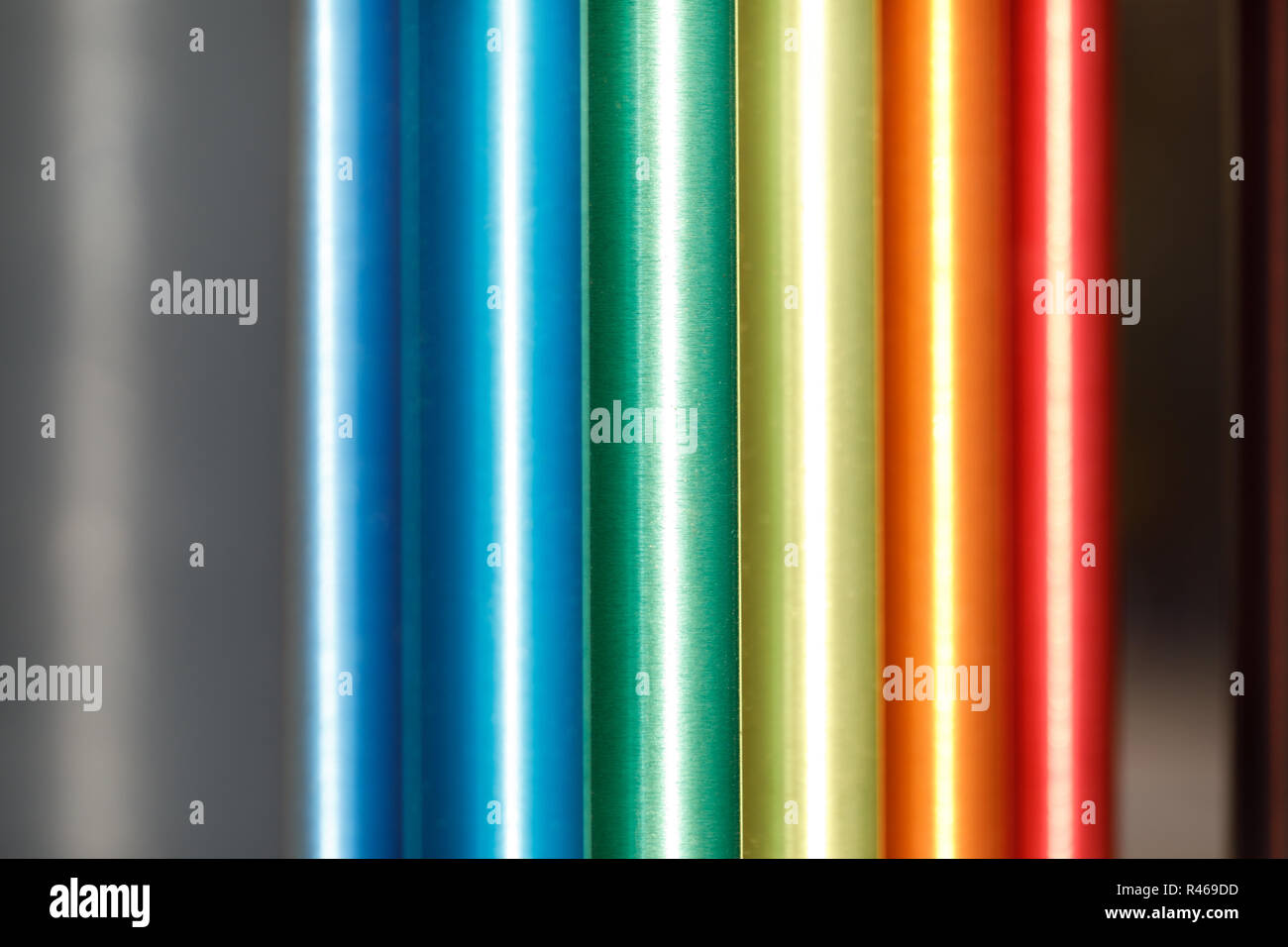 Pattern of different colored iron pipe. background Stock Photo - Alamy