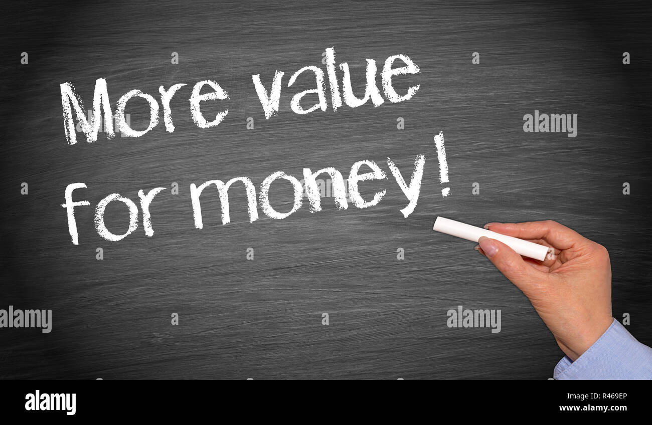 More value for money Stock Photo - Alamy