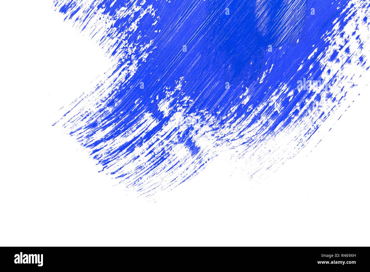 blue stroke of the paint brush Stock Photo - Alamy