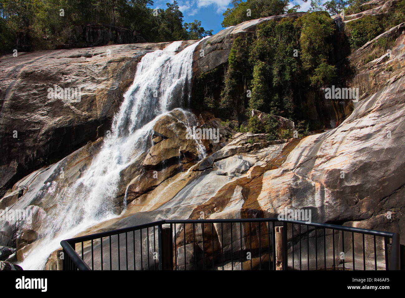 observation deck at murray falls in edmund kennedy national park Stock ...