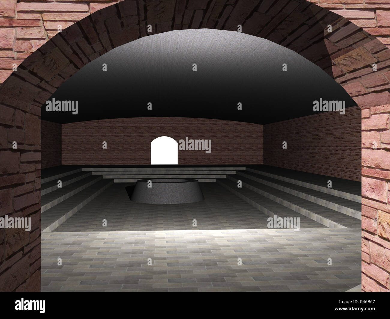 past ritual hall Stock Photo - Alamy