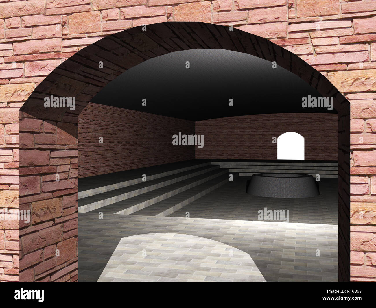 past ritual hall Stock Photo - Alamy