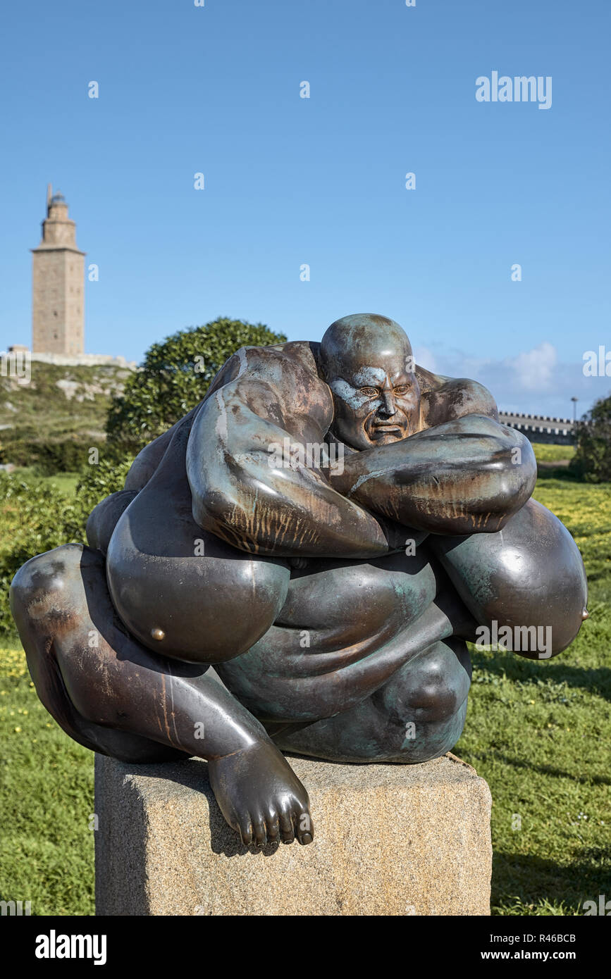 Bronze statue of hercules hi-res stock photography and images - Alamy