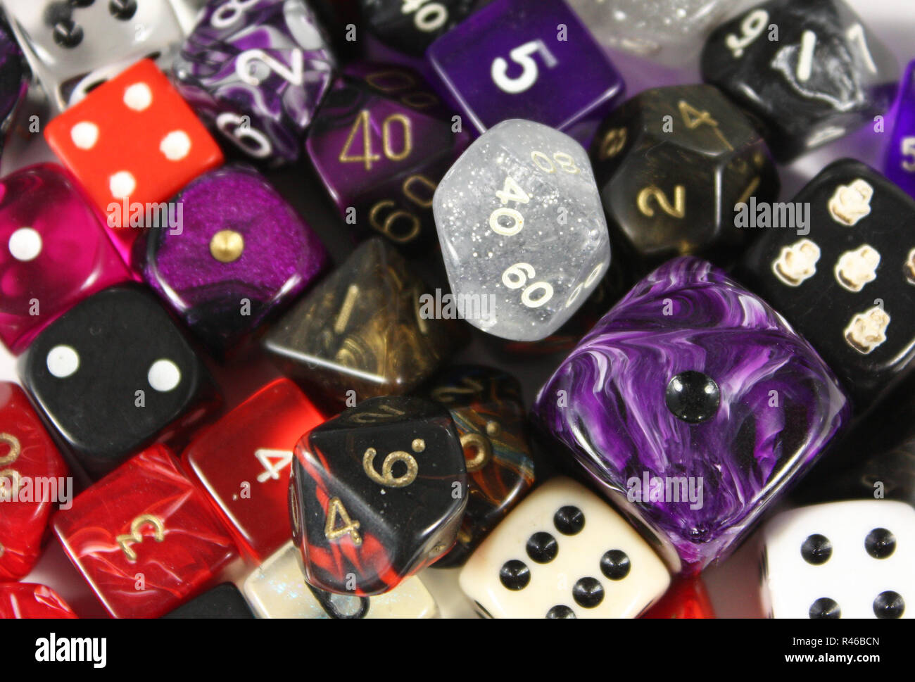 cubes,many different colorful game cubes Stock Photo - Alamy